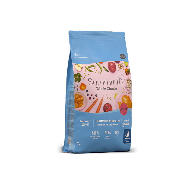 Summit 10 whole choice – croquettes chats - poulet